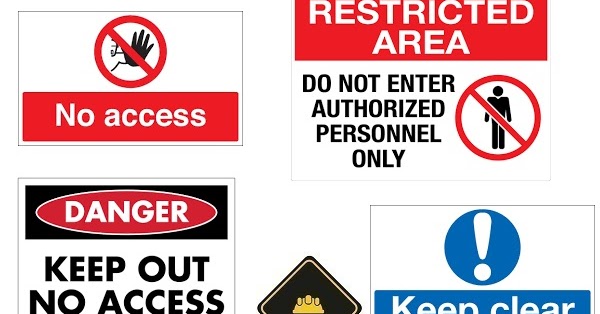 General Access Signs - SafetySignsPH.com Philippines
