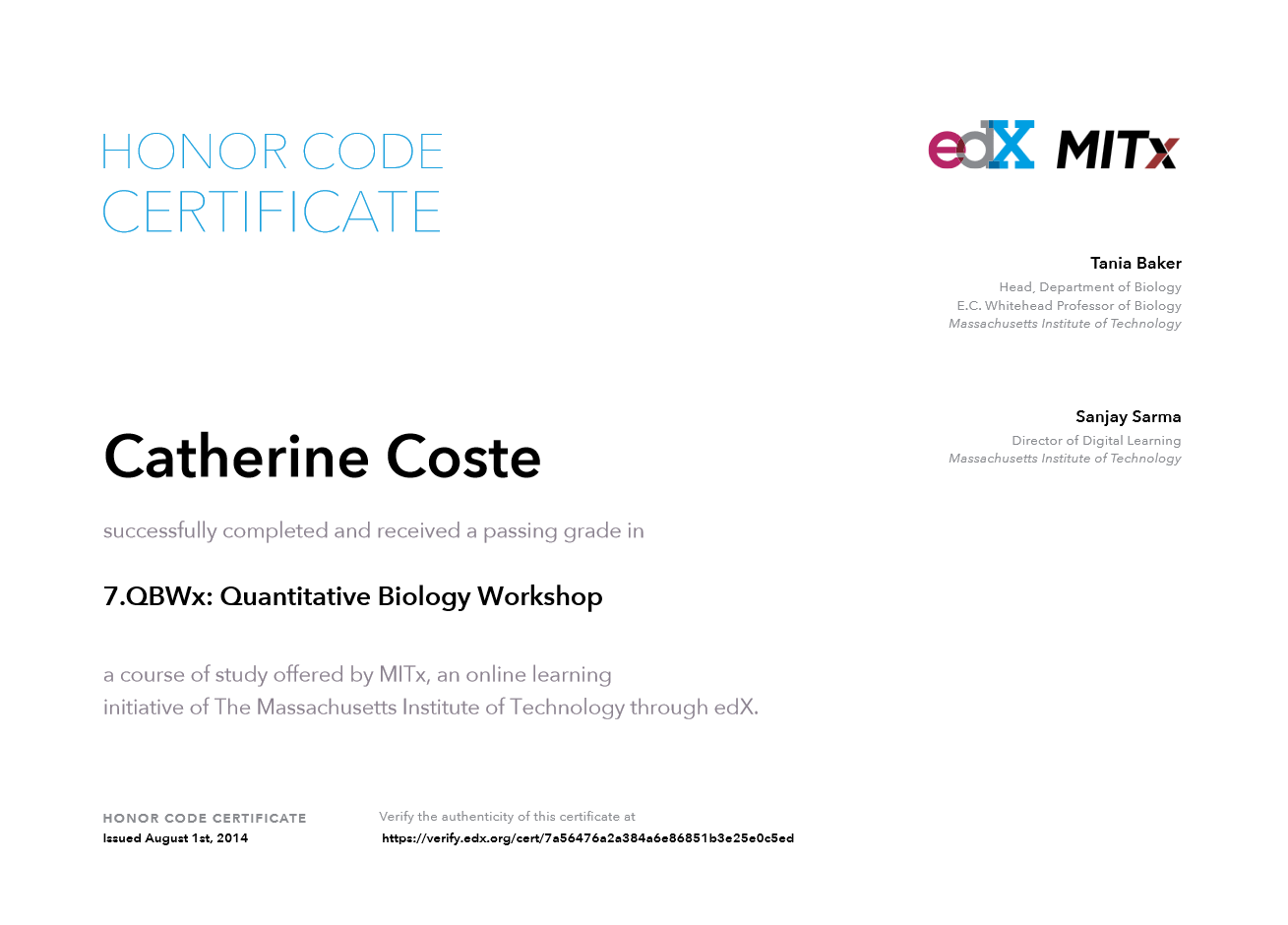 Genomic Entertainment: Earned myself 2 MIT-edX certificates. What next?