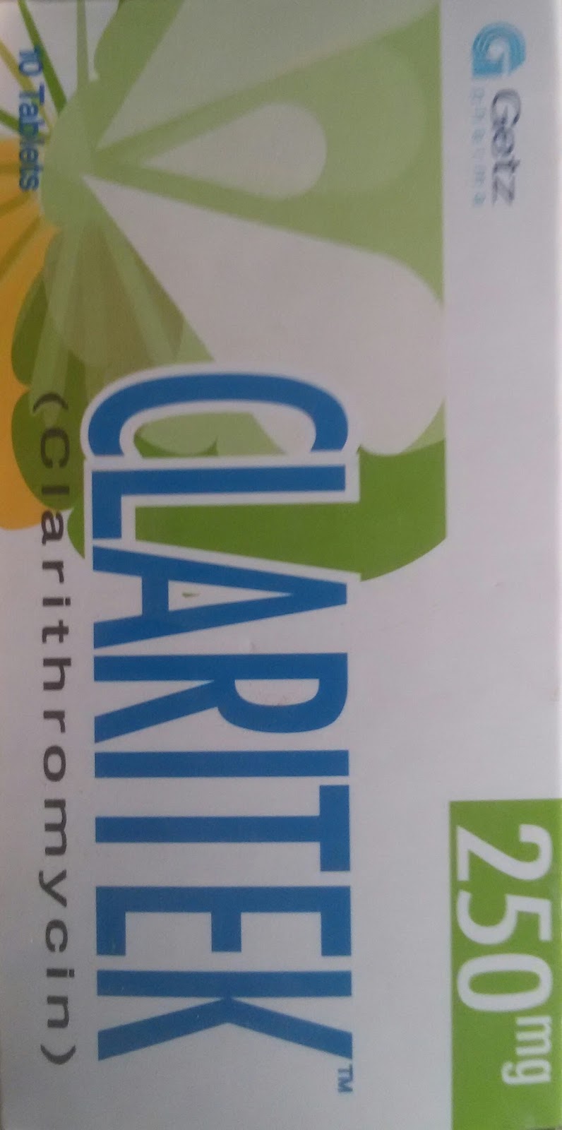 Claritek clarithromycin tablets and suspensions by Gets - Medicine Guide