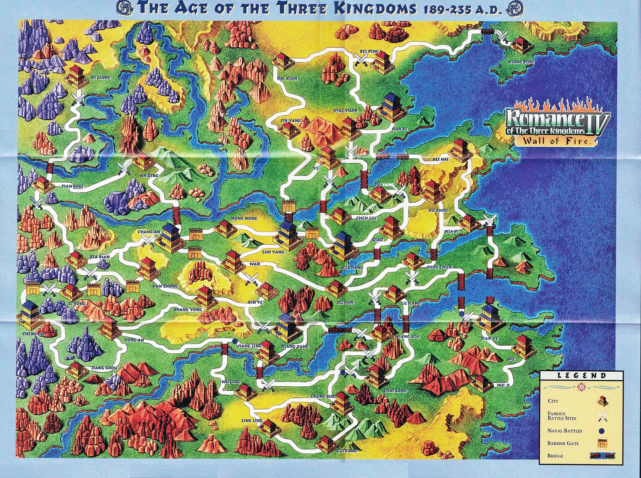 แผนที่สามก๊ก (Map of Three Kingdoms)