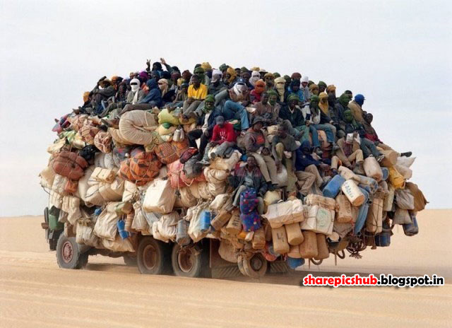 Funny Fully Over Loaded Indian Truck Photo | Funny Indian Images ...