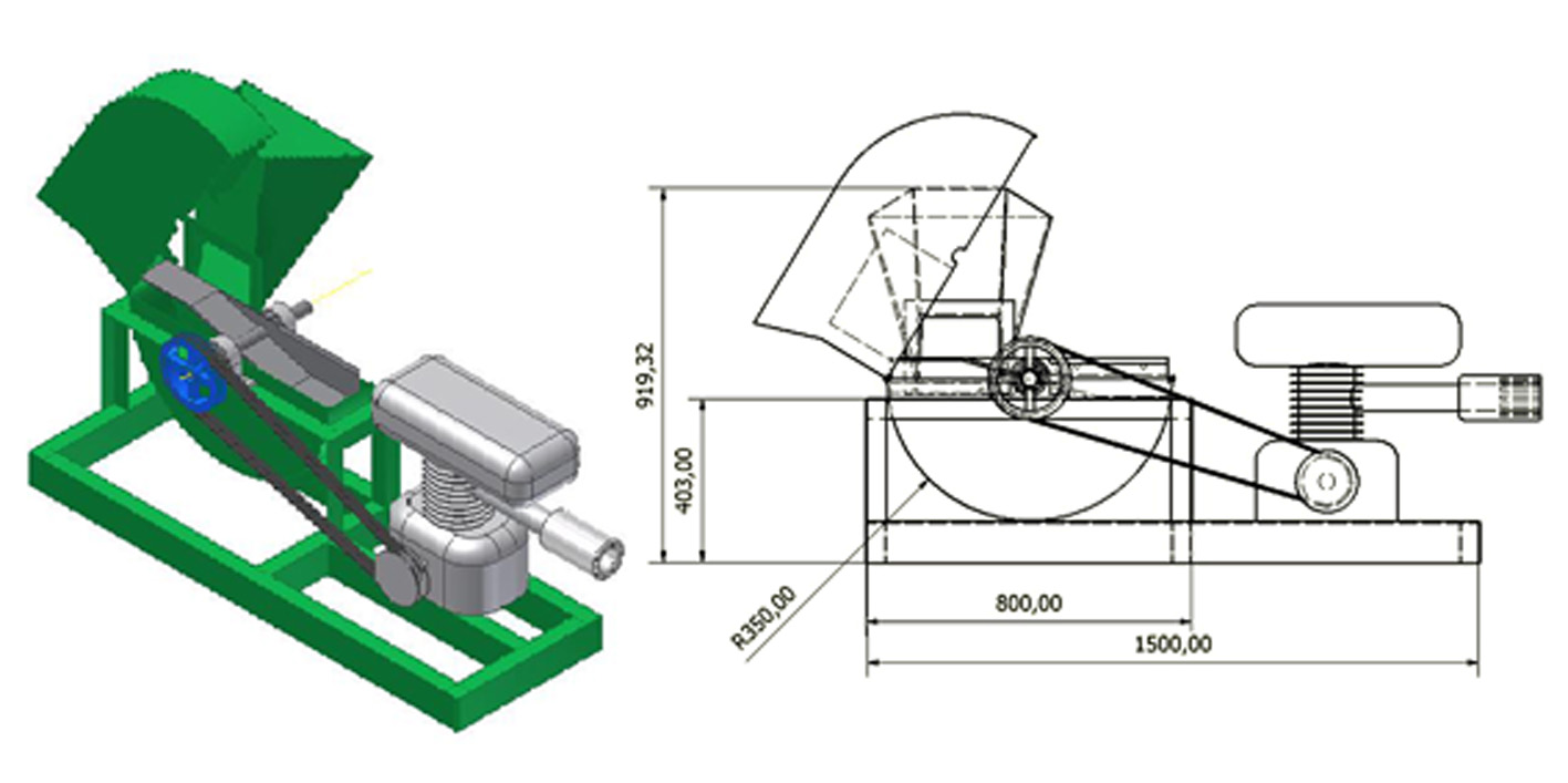 DRAFTER CAD 2D DAN 3D: MESIN PENCACAH PAKAN TERNAK DRAFTER CAD 2D DAN 3D: MESIN PENCACAH PAKAN TERNAK