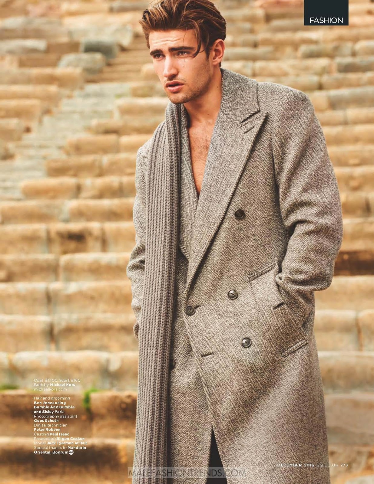 Jack Tyerman por Philippe Vogelenzang para British GQ
