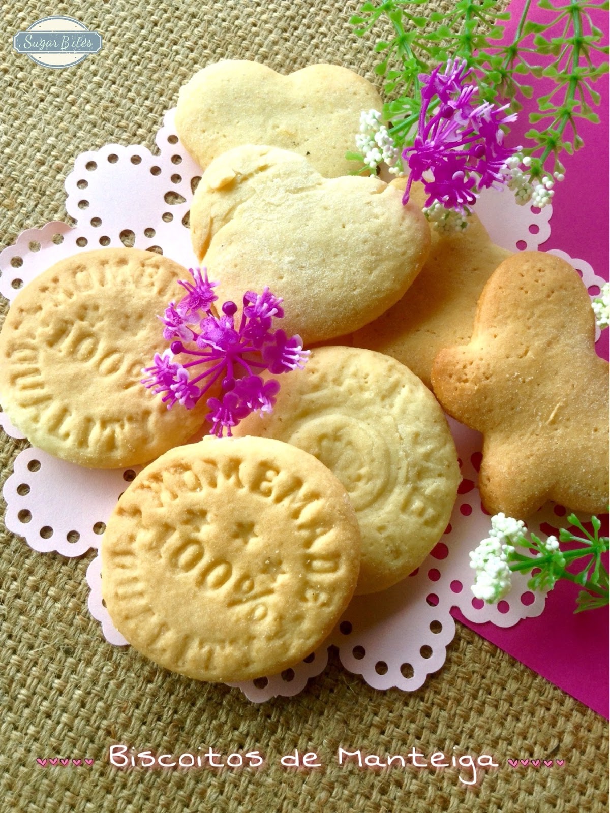 Sugar Bites: Biscoitos de Manteiga