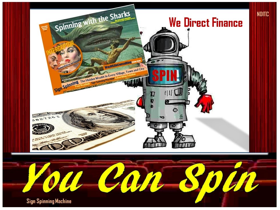 Sign Waving Sign Spinning Machine Robot Spinners Advertising Signs ...