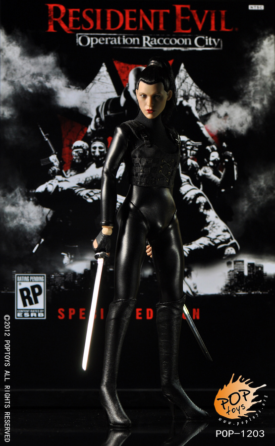 toyhaven: Pop Toys 1/6 scale Black Kunoichi Female Character Set for 12 ...