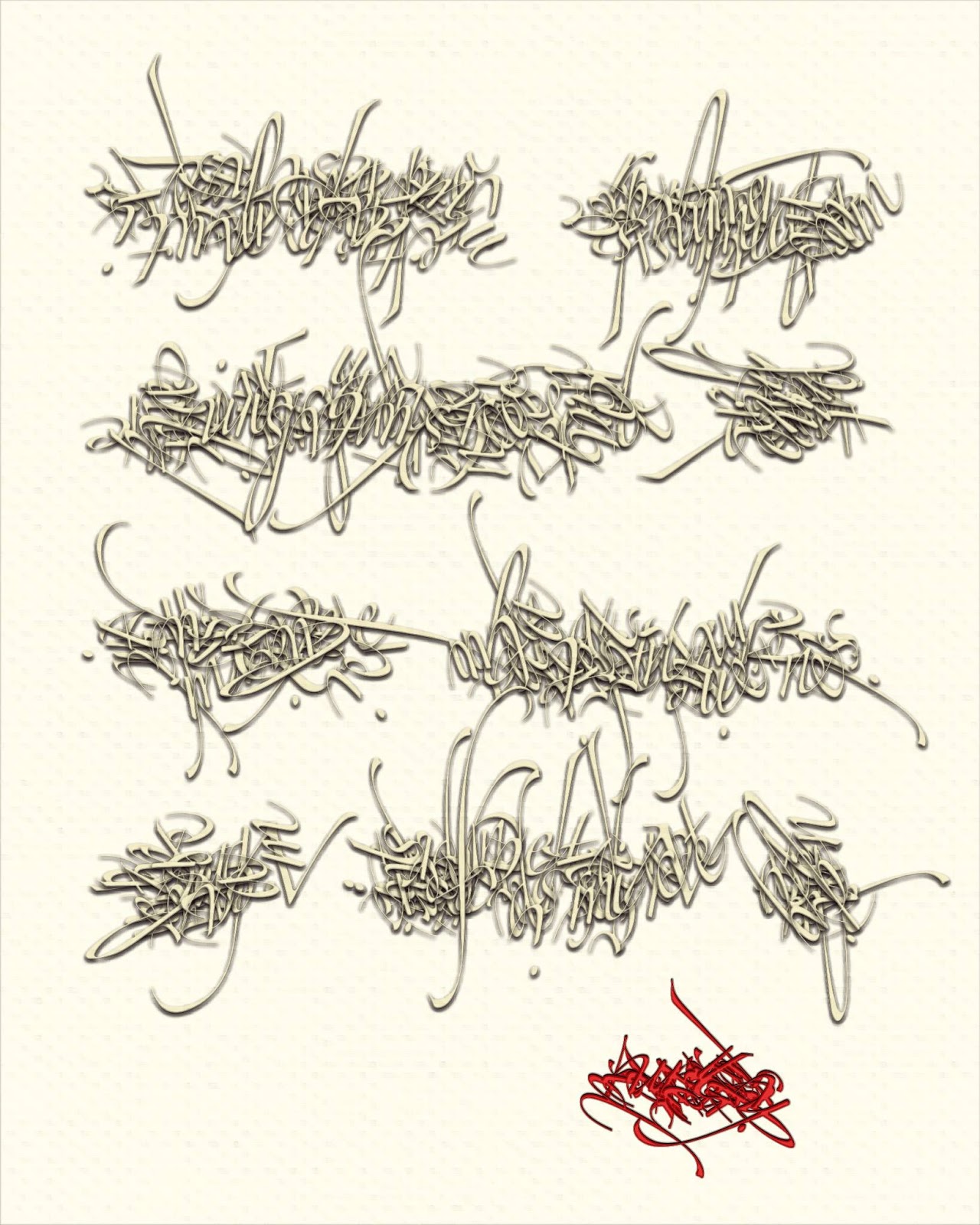 The New Post-literate: A Gallery Of Asemic Writing: Asemic Writing by ...