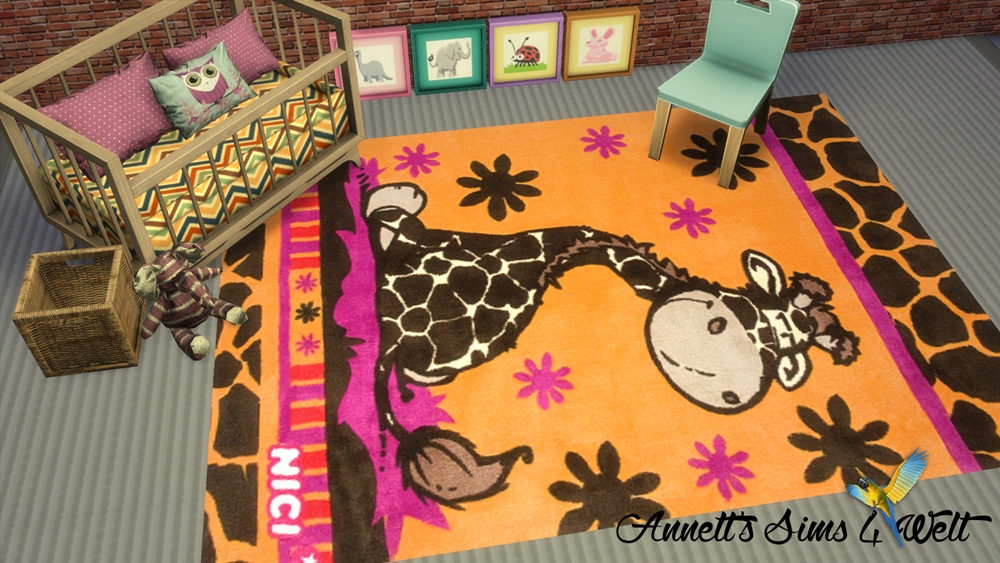 Annett's Sims 4 Welt: Mega Pack - 30 Kids Rugs