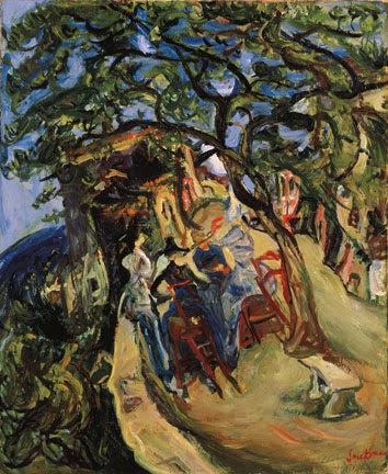 ART and ARCHITECTURE, mainly: Chaim Soutine's expressionist landscapes