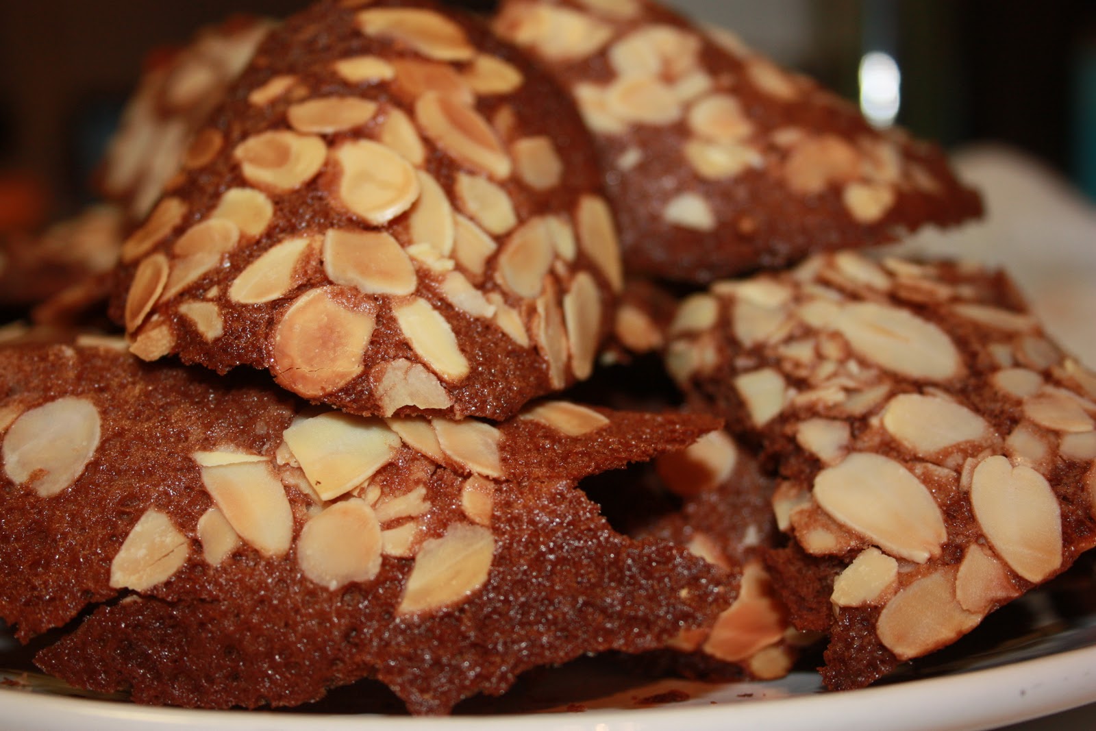 Cocinateca: Tejas de Chocolate con Almendras