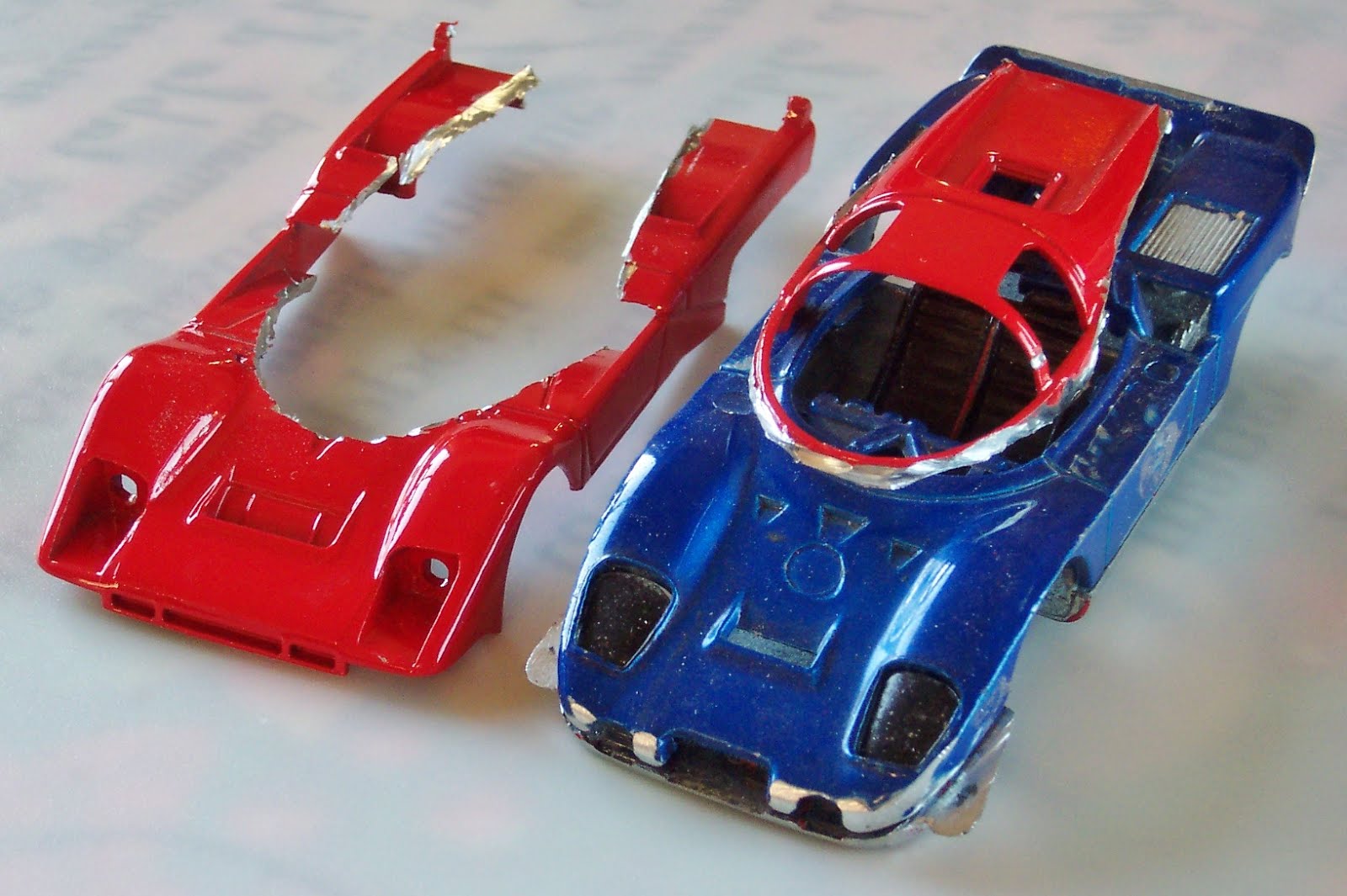 1/43 Collection of transformed and restaured models: Ford Mirage M2 ...