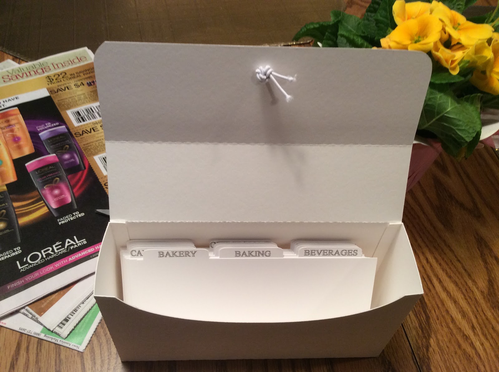 Papercrafts and other fun things: Saving Money With A Coupon Box