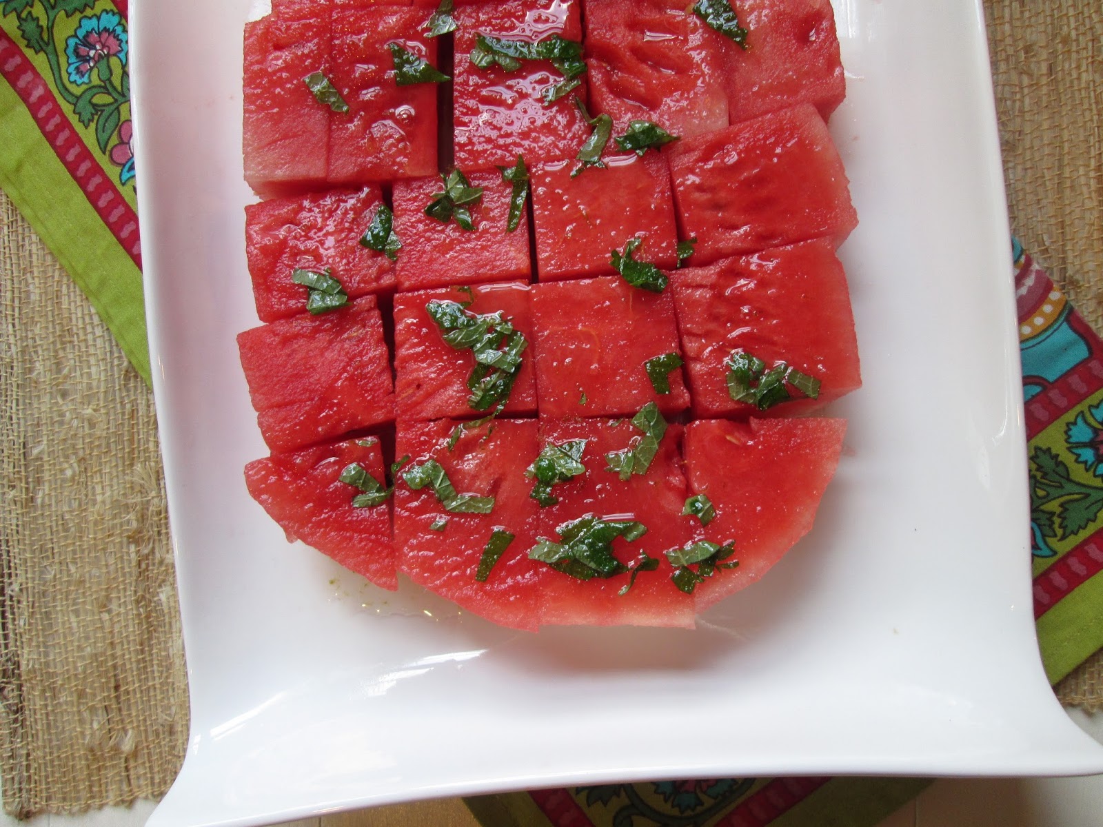 Stirring the Pot: Watermelon with Fresh Mint and Lime