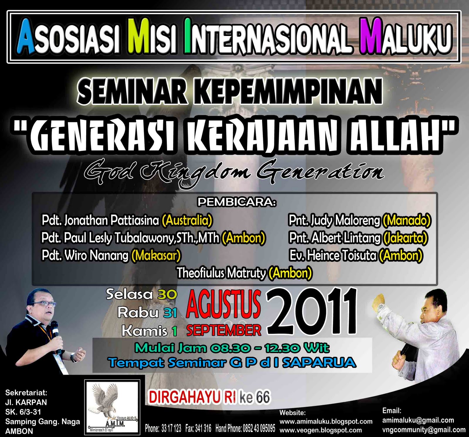 ASOSIASI MISI INTERNASIONAL MALUKU: FESTIVAL ROHANI PEMUDA & REMAJA ...