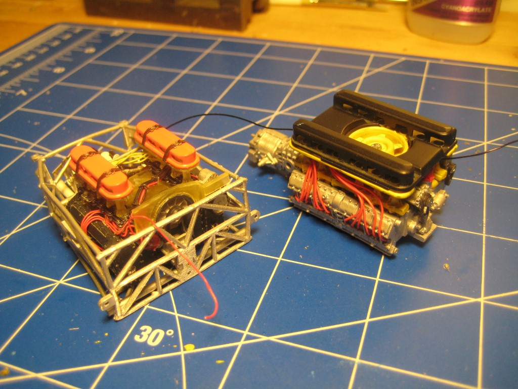 24th-scale: 917 K Gulf Oil: Chassis and HRM motor