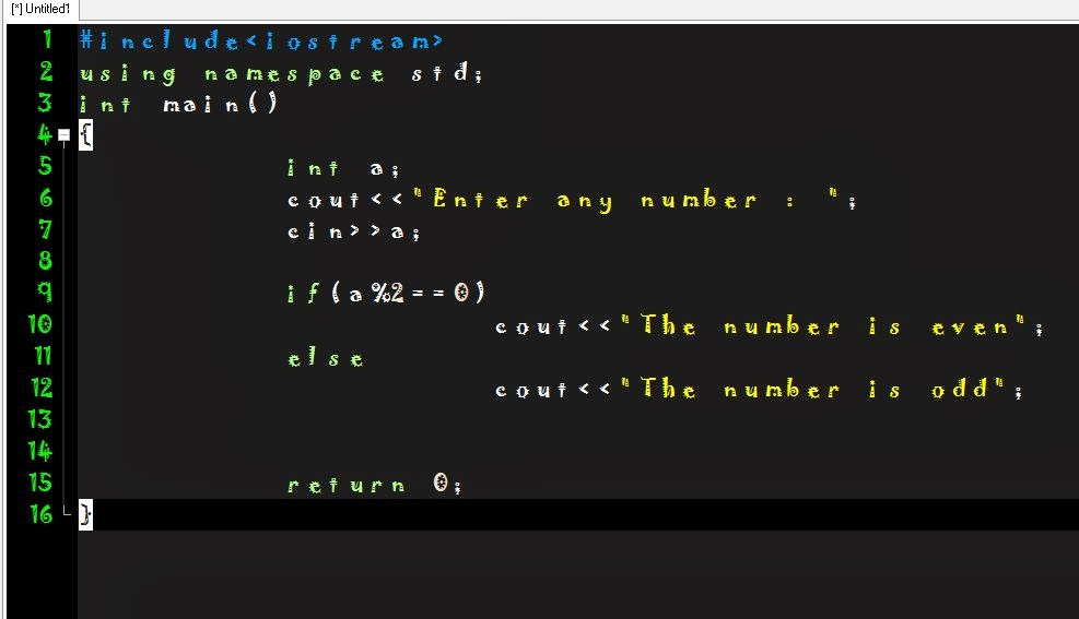 ~ PROGRAMMING IN C++ TUTORIAL