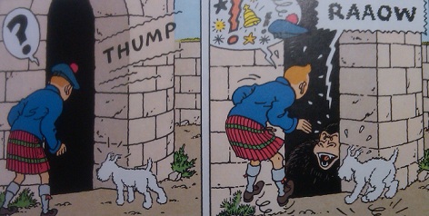 They live by night: The Adventures of Tintin: Bodies, Unrest, and Motion