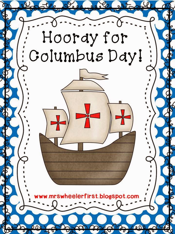 Mrs. Wheeler's First Grade Tidbits: Columbus Day & Fire Safety Week