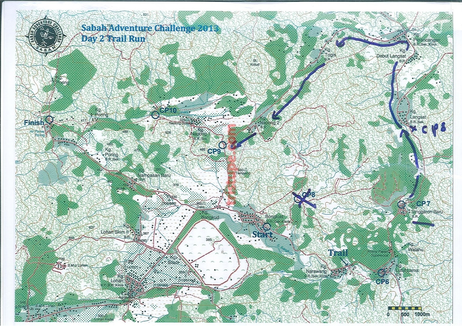 Sabah Adventure Challenge 2013 Race Report : Hottest Day 2 ~ TRISTUPE.COM