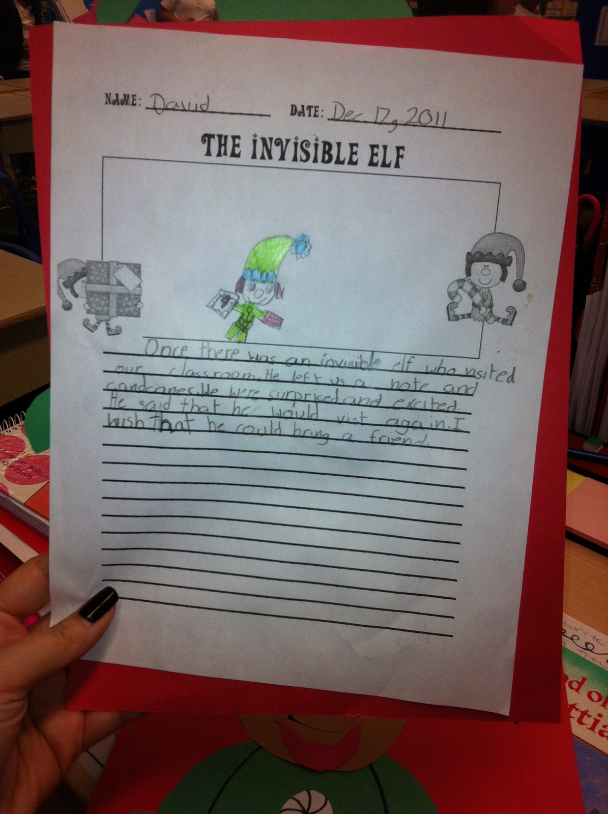 The Invisible Elf - Today in Second Grade