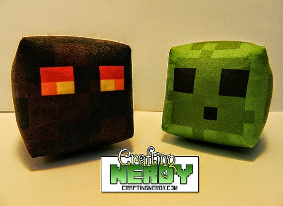 Craftingnerdy Plush Minecraft Inspired Magma Toy