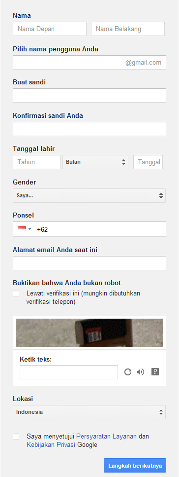 Cara Mudah Daftar Gmail Untuk Membuat Email Terbaru - Sugrahaku