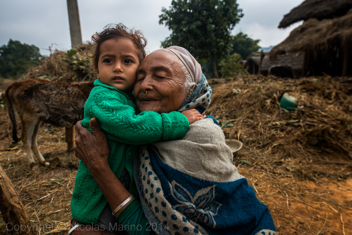 Lonely traveler: Rural life and hard work