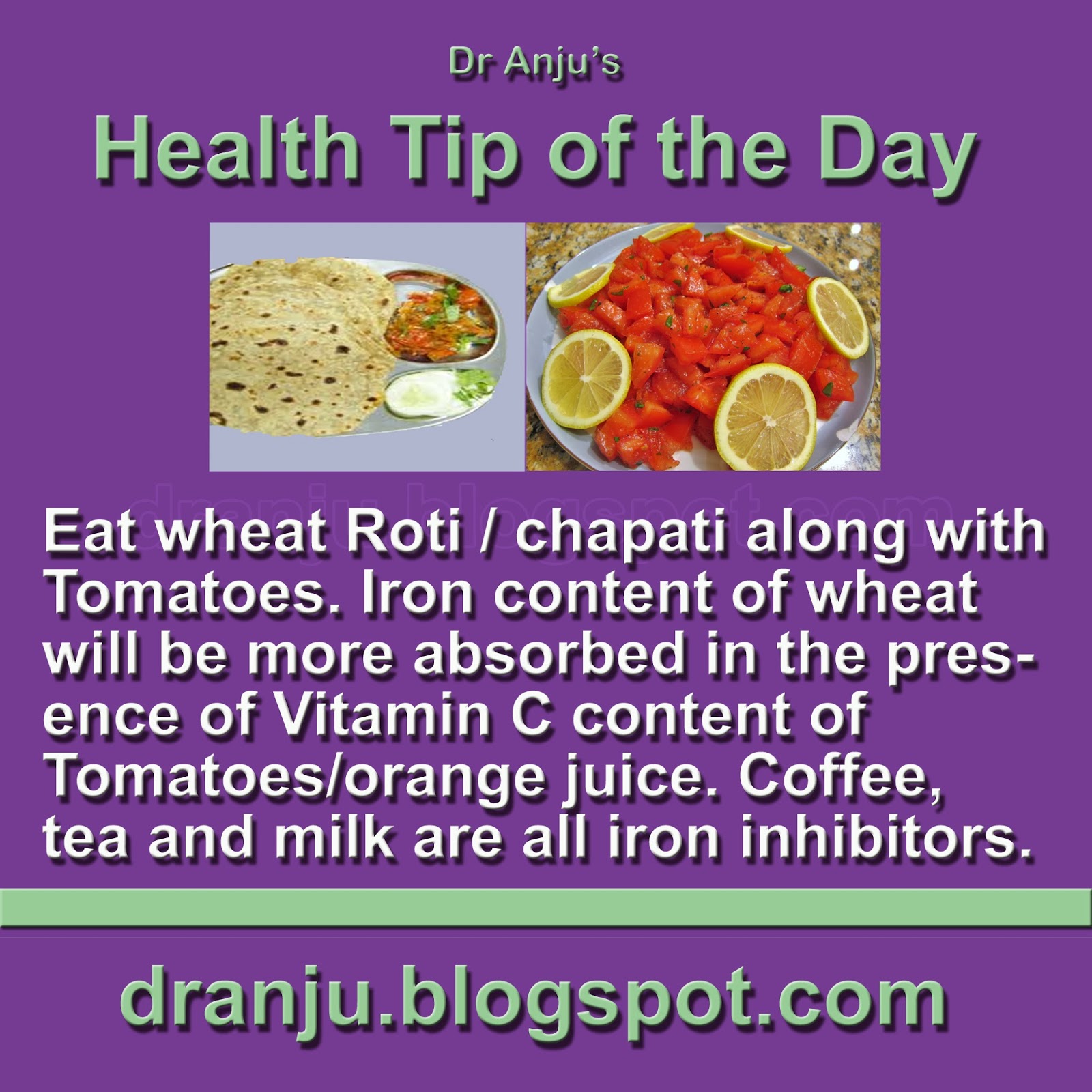 Dr. Anju's Health Tips: Health Tip of The Day - 21st Feb.