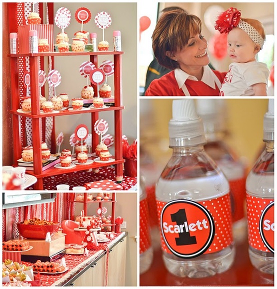 Decoración de Fiestas en color Rojo | Fiestas y todo Eventos