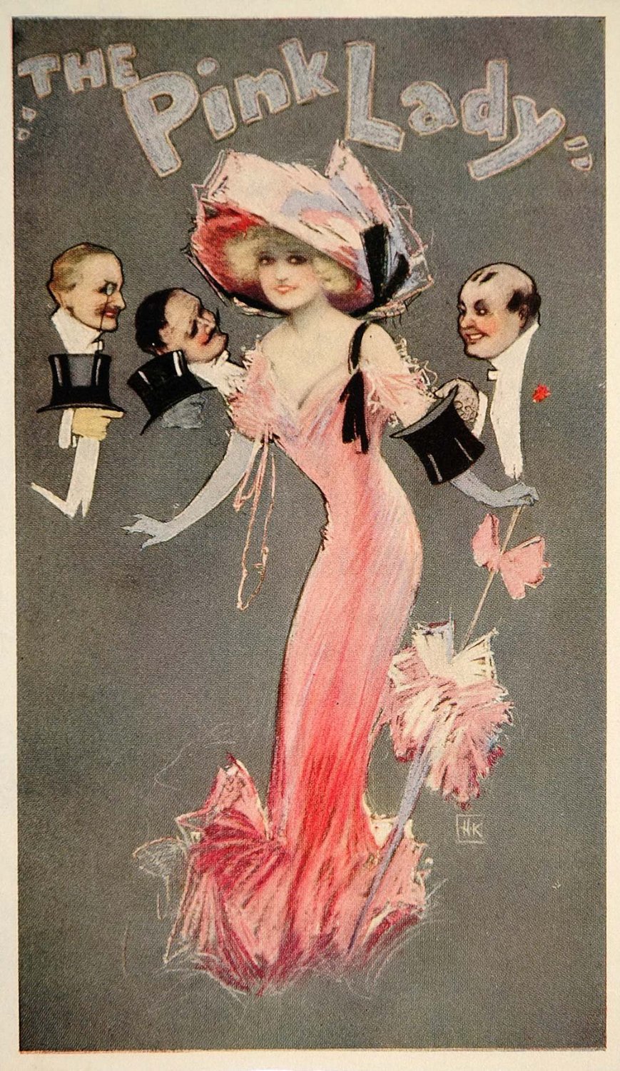 Persimmon and Peach: Pink Lady Cocktail