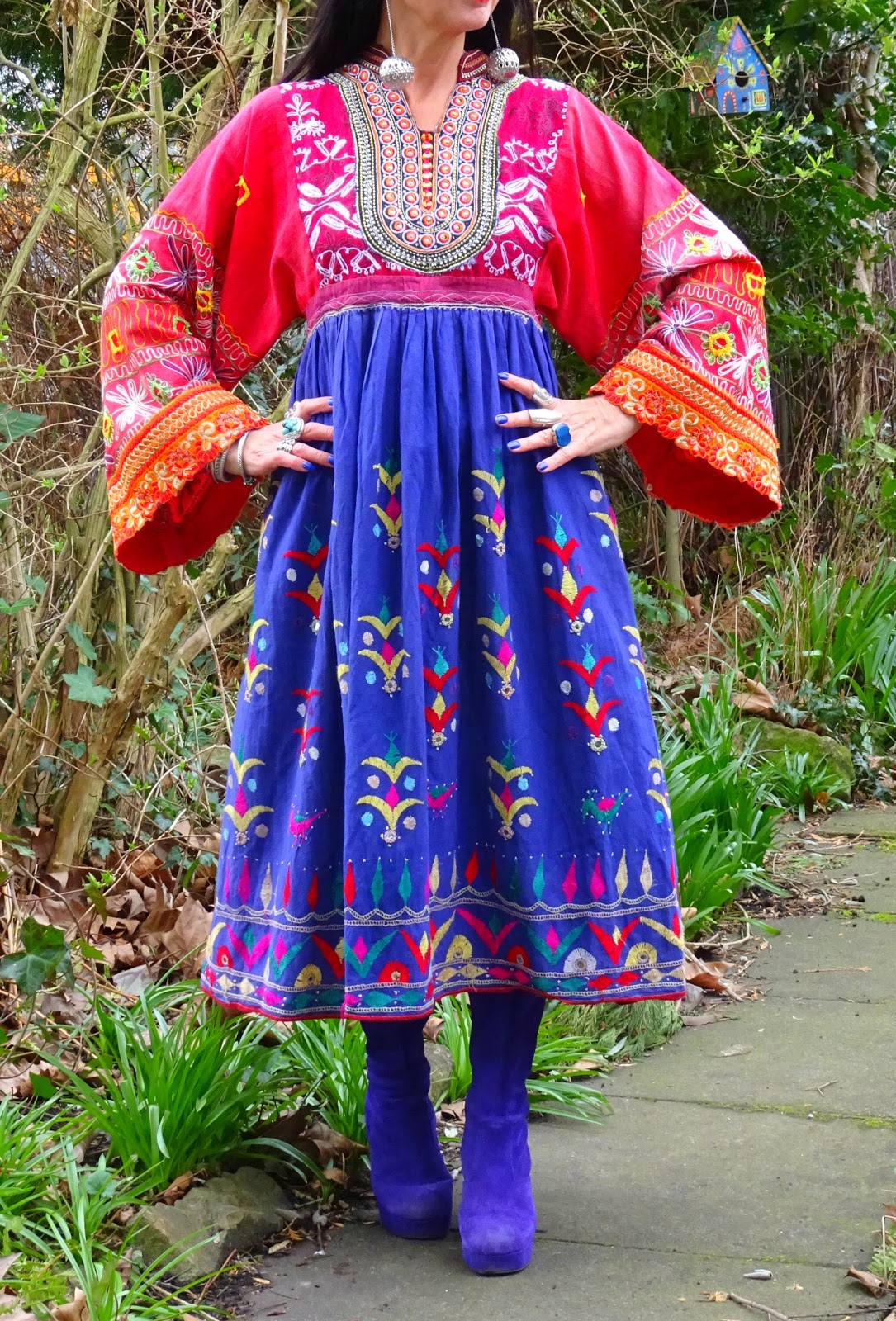 Vintage Vixen: Recycle, Reuse, Reduce - An Afghan Nomad Dress Made From ...
