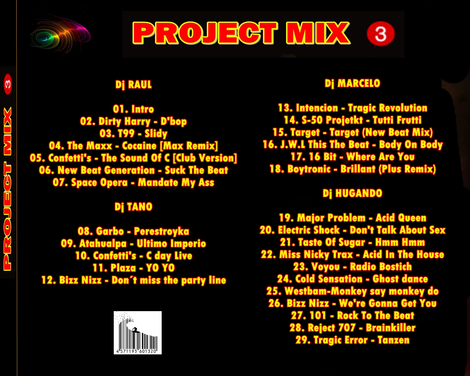 UNA RADIO DE LOS 80s : PROJECT MIX VOL 3