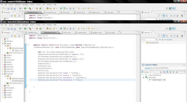 APRENDE: CODIGOS JAVA