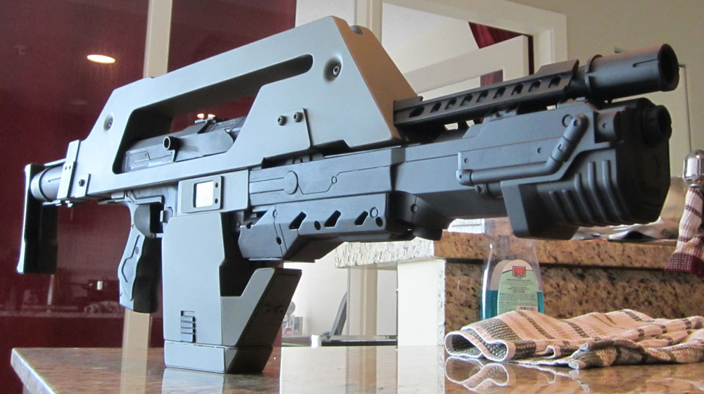 JIMSMASH ! ! !: CUSTOM NERF M41A PULSE RIFLE