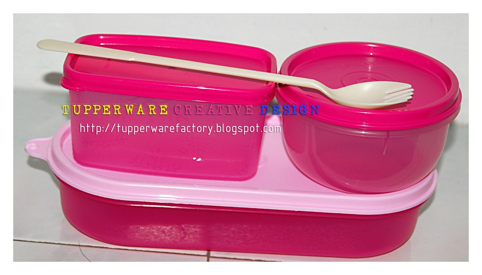 TUPPERWARE CREATIVE DESIGN: COLOURFUL TUPPERWARE BABY SETS