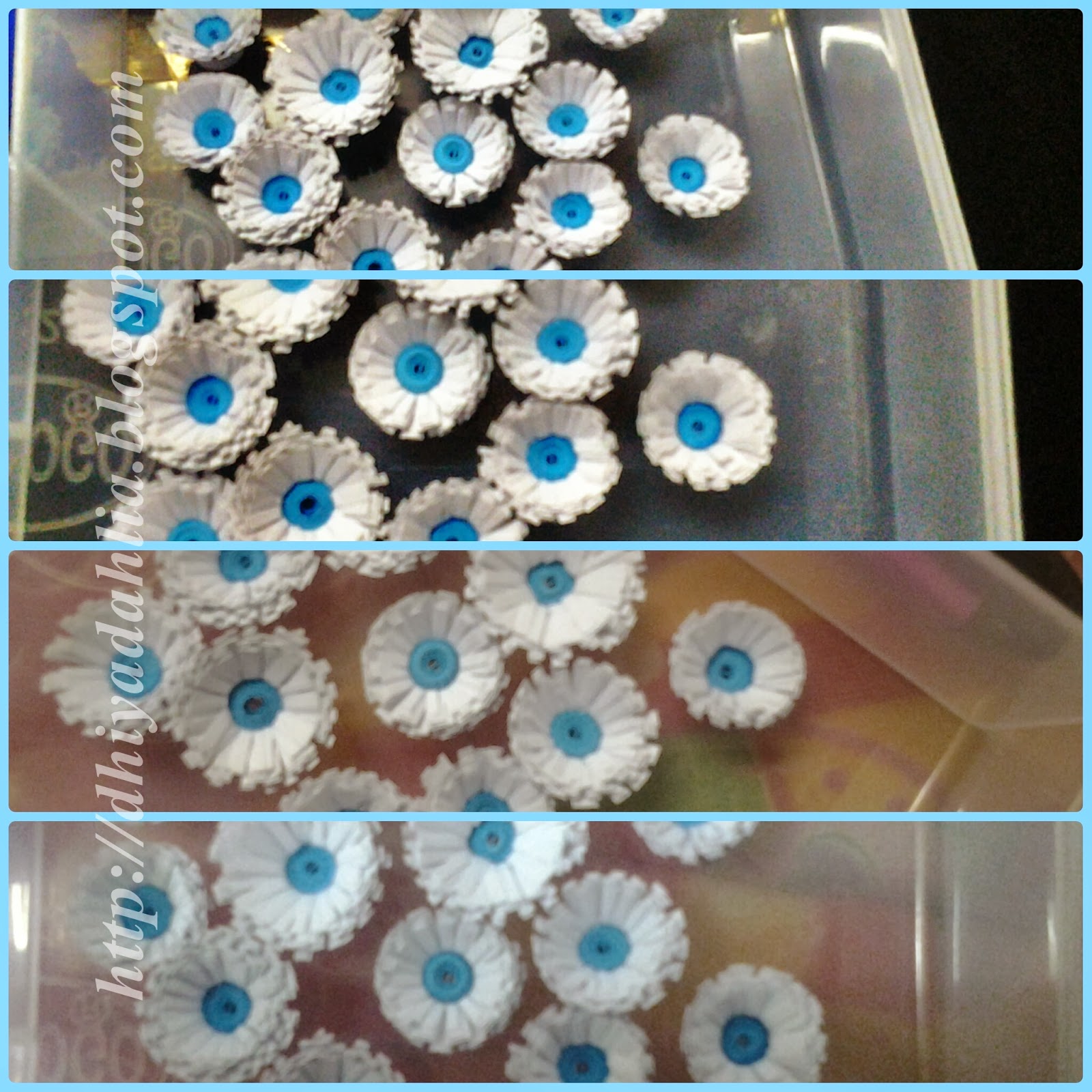 DIY: Bunga dan Reben Kecil - Dari Diri Dhiya