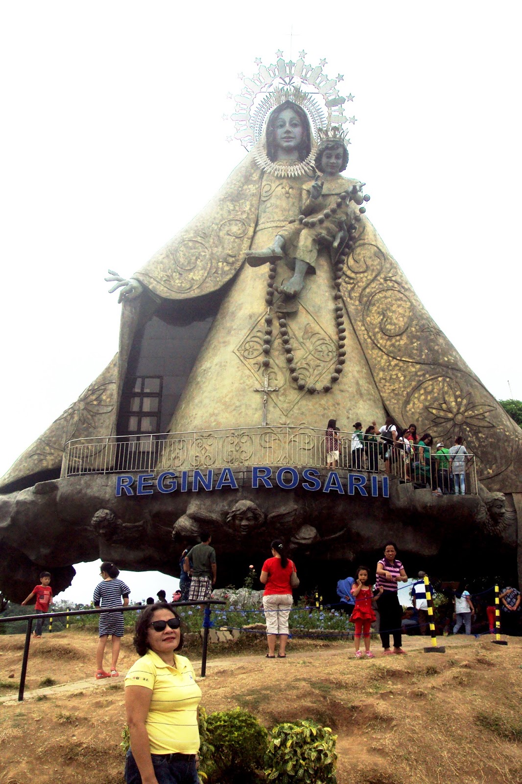 A Runner's Diary: Regina Rica - A Towering statue of Our Lady of the ...