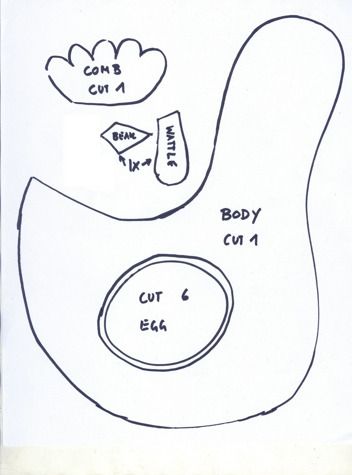 I love crafts: The chicken or the egg tutorial