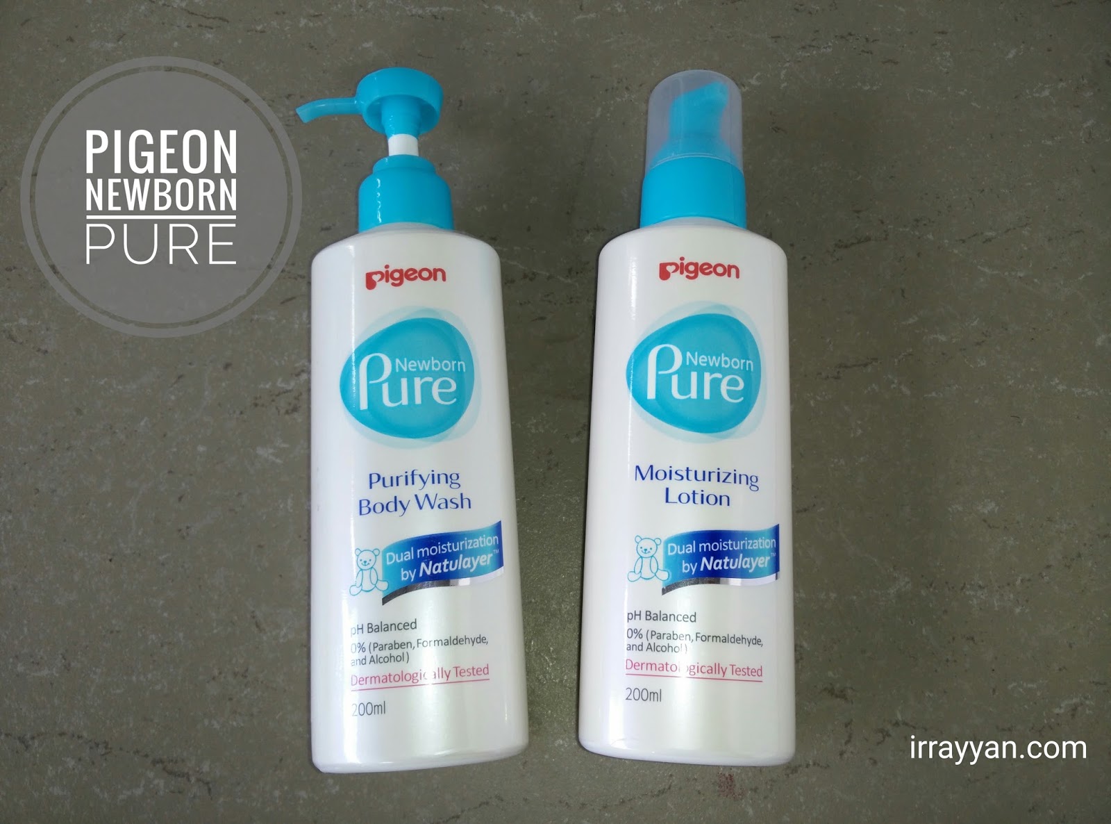 Set Produk Bayi Pigeon Newborn Pure dari Jepun | irrayyan.com