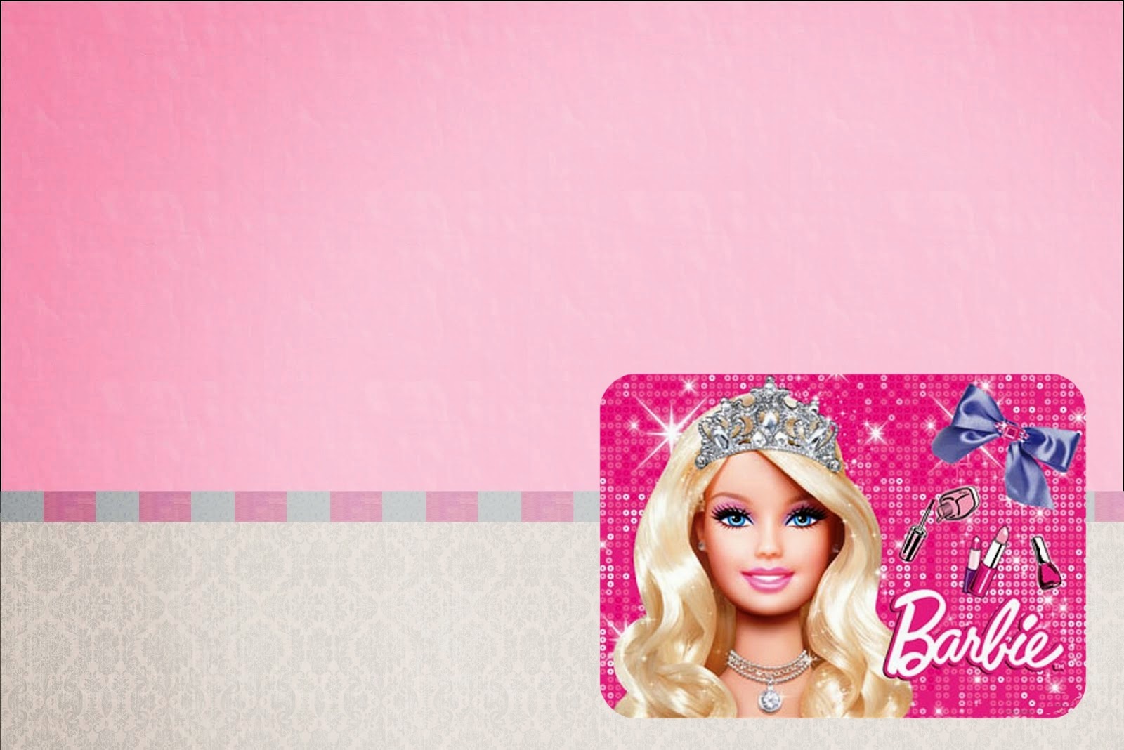 Barbie Life Style: Free Printable Invitations. - Oh My Fiesta! in english