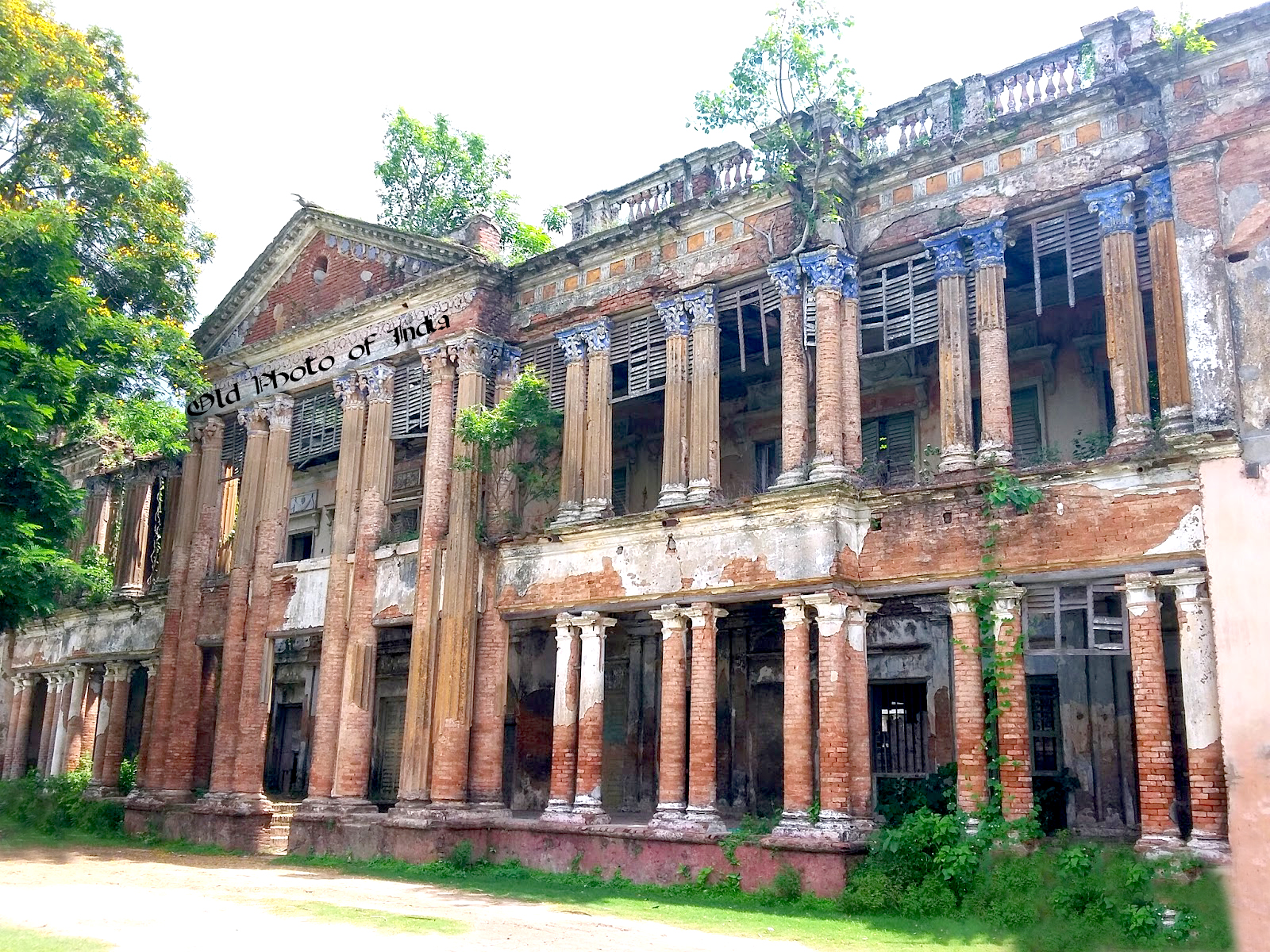 Old Photo of India: Nimtita Rajbari, Mushidabad, West Bengal