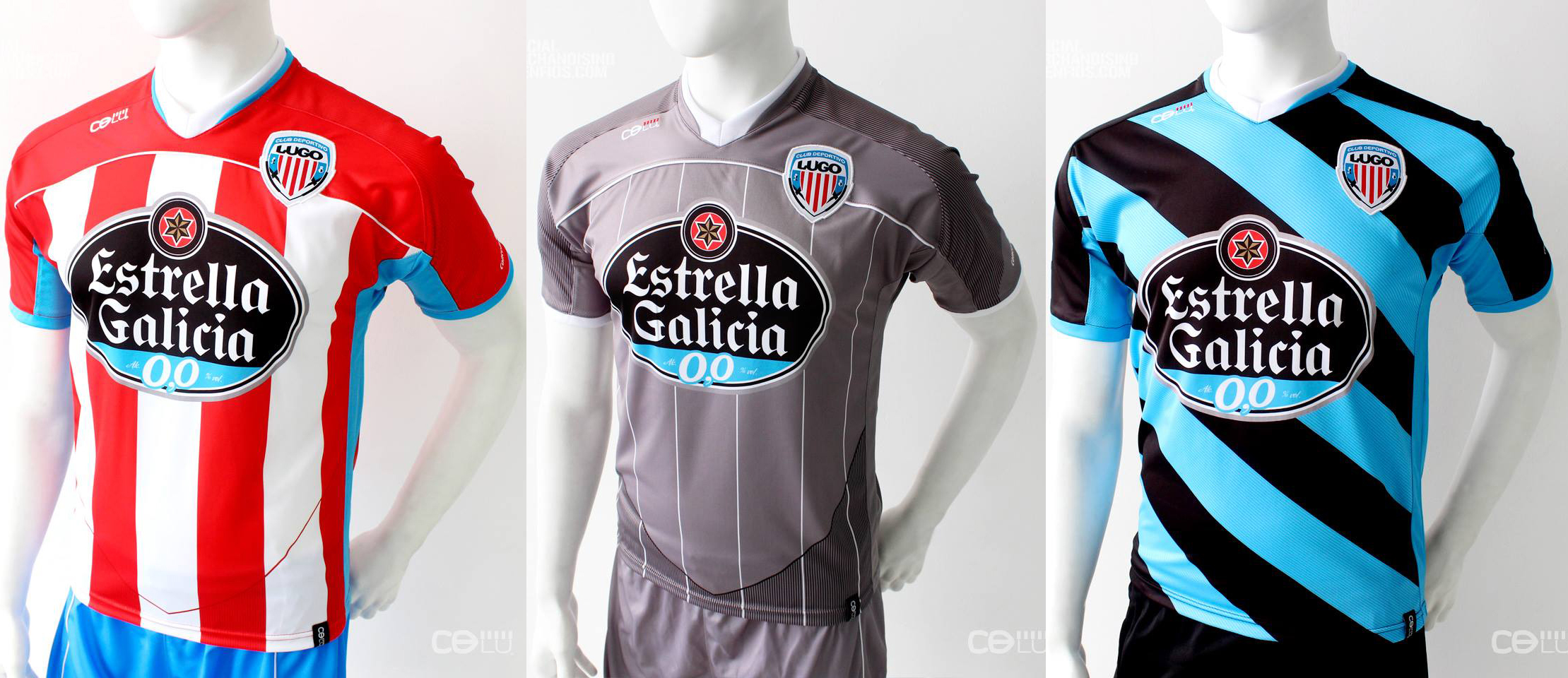Lugo 13-14 (2013-14) Home, Away and Third Kits Released - Footy Headlines
