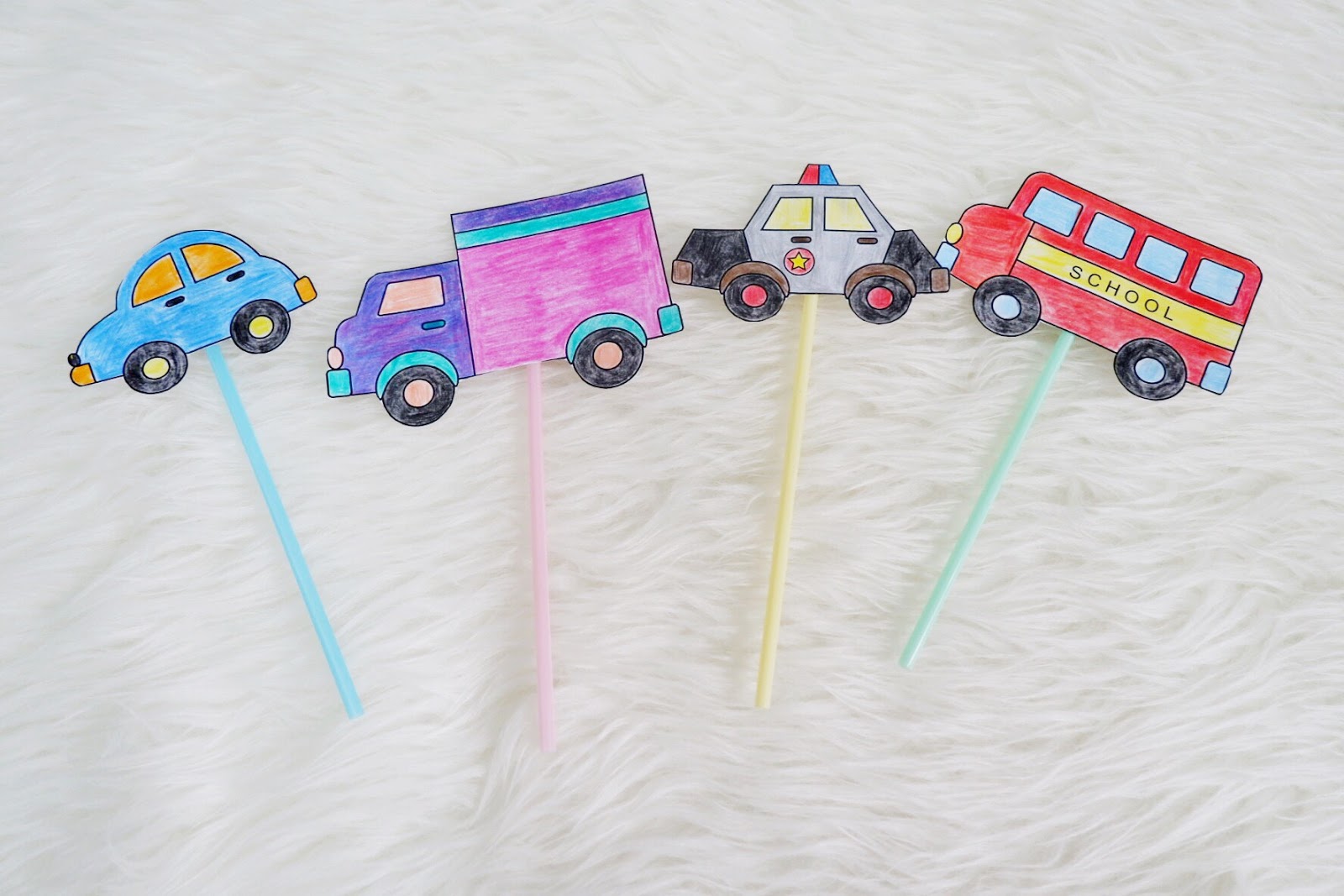 [FREEBIES] DIY Vehicle Puppet | gracemelia.com | Parenting Blogger ...