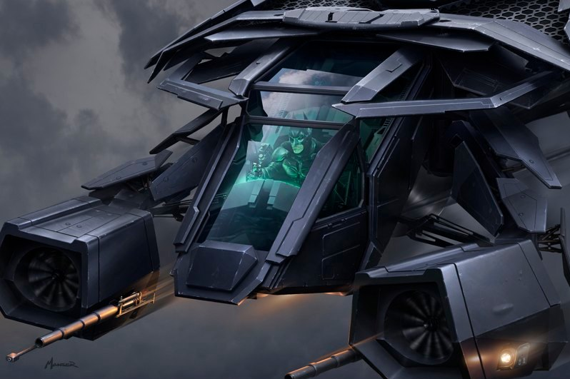 Batplane Dark Knight Rises