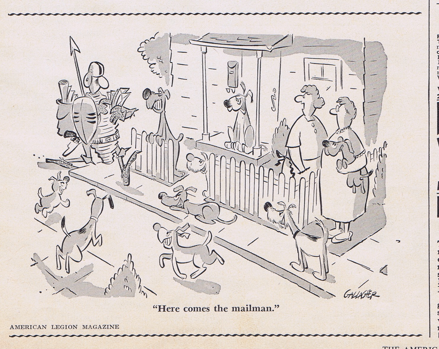 Mike Lynch Cartoons: John Gallagher Gag Cartoons 1951 - 1970