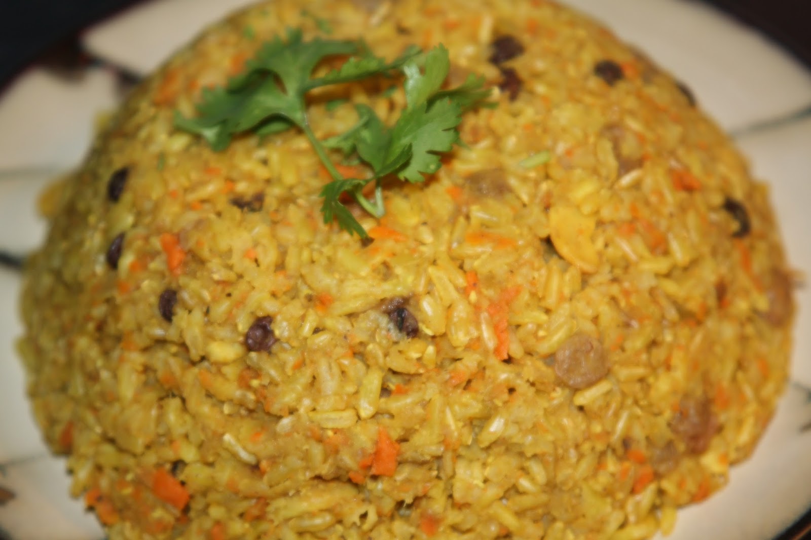 Green Urban Kitchen: Lentil and Carrot Biryani