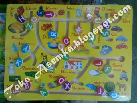 Maze Huruf - Mainan Anak