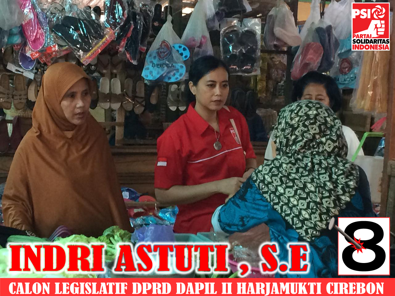 Caleg PSI Kota Cirebon - Kec Harjamukti - Indri Astuti No 8 - PSI 11 - DPRD