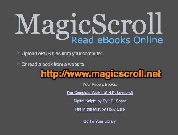 Magicscroll ebook reader app - asllatino