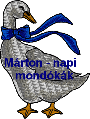 Az óperencián is túl...: Márton - napi mondókák gyerekeknek